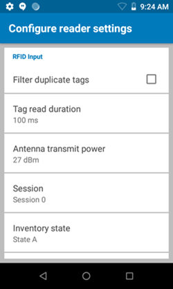 Configure BDF and ADF Settings for RFID Input Plugin in DataWedge