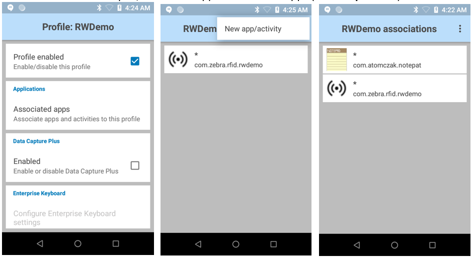 Configure BDF and ADF Settings for RFID Input Plugin in DataWedge