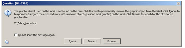 Graphics Are Missing Or Size Is Not Correct Using Zebradesigner Software