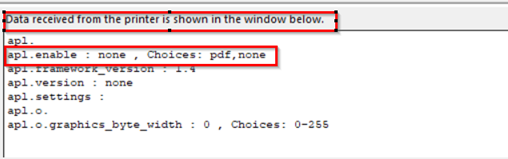 Verifying If Printer Supports PDF Direct Using Zebra Setup Utility