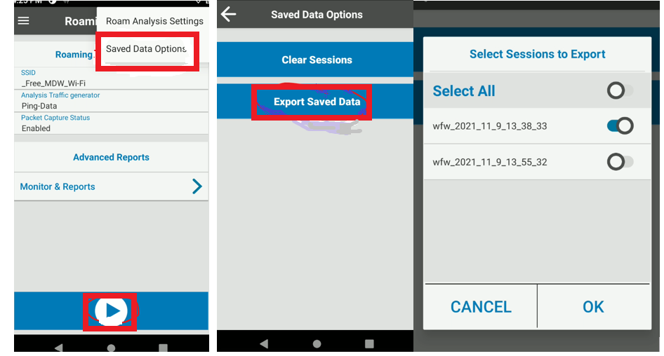 Wireless Analyzer (WorryFree Wi-Fi) Roaming Analysis