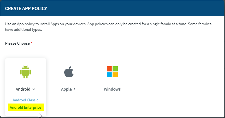 Configure Velocity Client Settings Using SOTI MDM