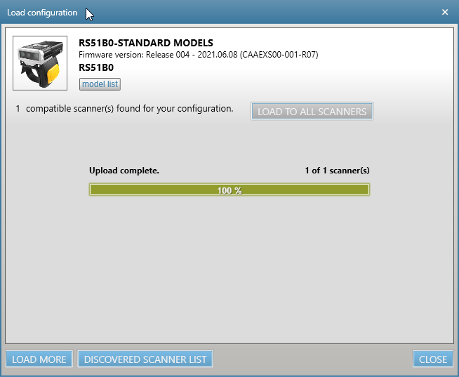 Cloning RS5100 Settings Using 123Scan Utility