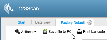 Cloning RS5100 Settings Using 123Scan Utility