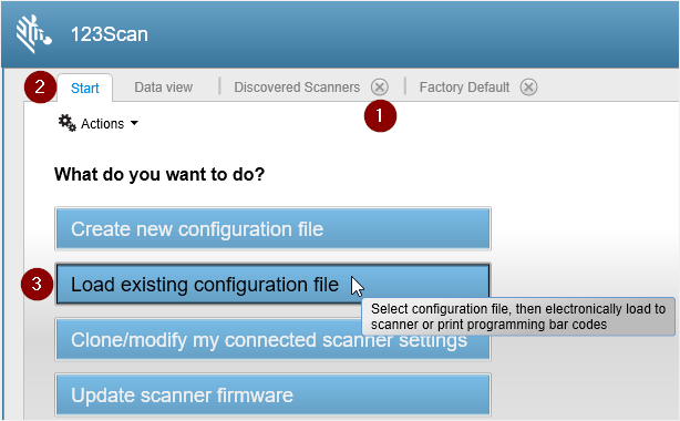 Cloning RS5100 Settings Using 123Scan Utility