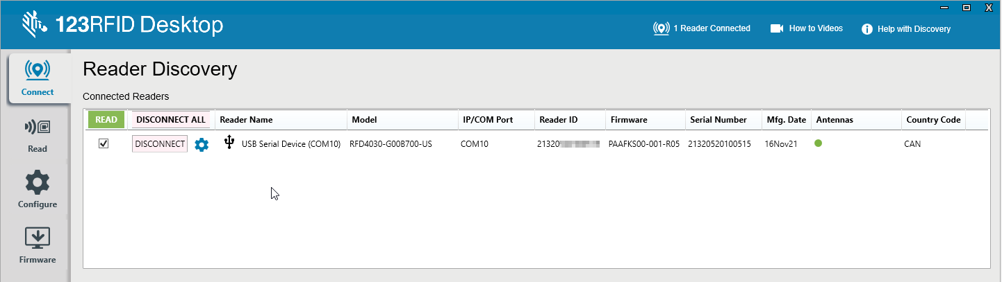 123RFID Desktop Cannot Detect RFD40 Via USB Connection