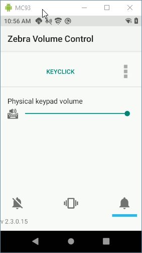 Enable Physical Keypad Sound via StageNow
