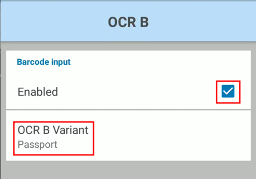 How to Scan Passport OCR B with DataWedge