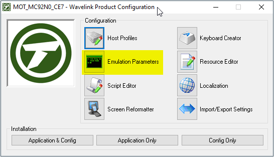 Establecer el escáner predeterminado en Wavelink TelnetCE