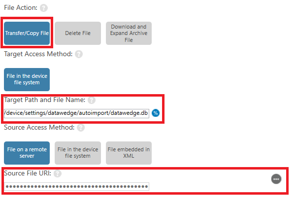 Importing DataWedge Settings Using StageNow