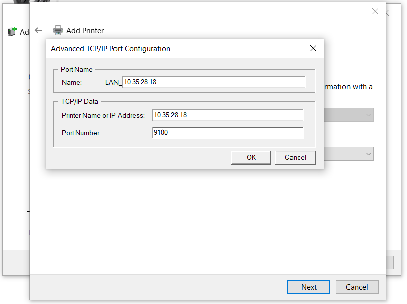 Installing a Network Zebra Printer on a Windows 10 PC