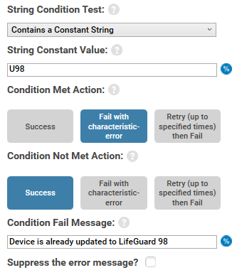MDM/EMM OEMConfig を介して OS アップグレードを実行する前に、デバイスのビルド バージョンを確認する