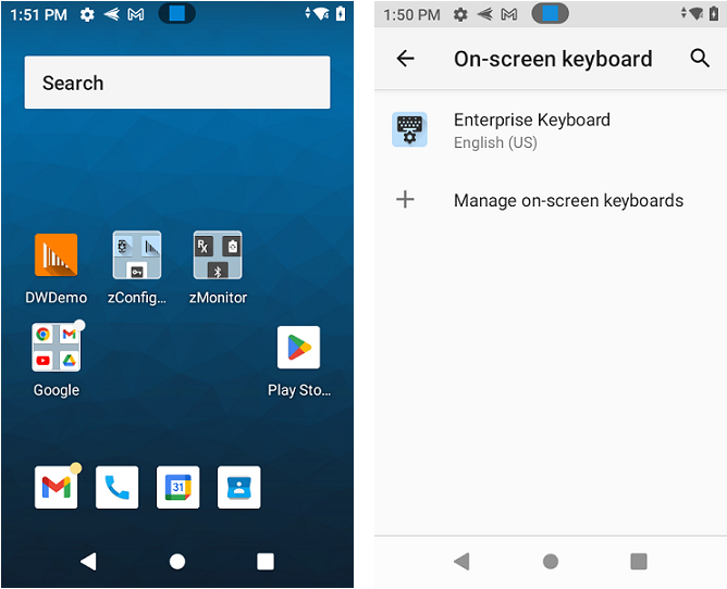Disable Google Voice Typing Keyboard Using StageNow