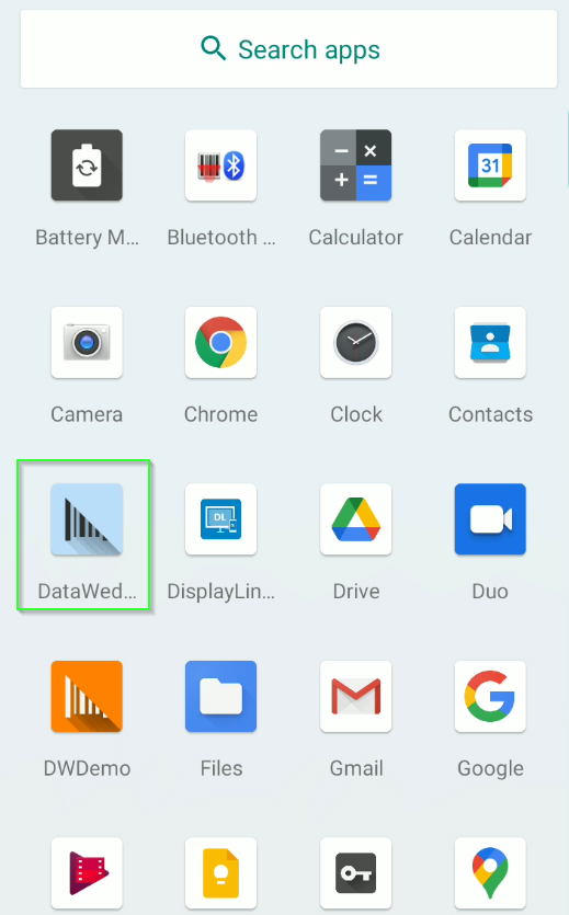 FAQ : Comment vérifier la version de DataWedge sur un appareil Android