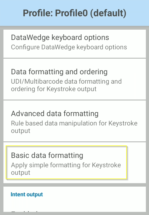 Präfix oder Suffix beim Scannen von Barcodes mit DataWedge für Android ...