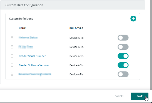 Configura i dati personalizzati in SOTI MobiControl per il lettore RFID ...
