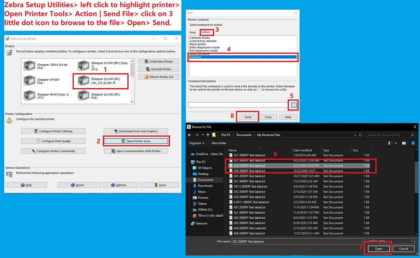 使用Zebra打印机打印 Intermec 编程语言 (IPL)