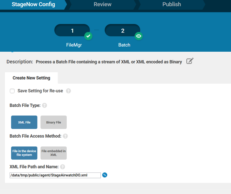 Enrolling Workspace ONE (AirWatch) via StageNow