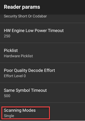 DataWedge: Arbeiten mit Multi-Barcode