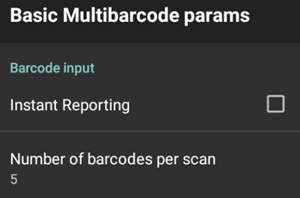 DataWedge: Lavorare con Multi-Barcode
