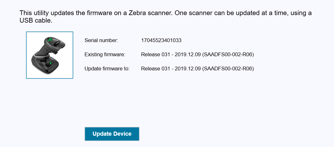Update a Scanner Using Scanner Update Utility