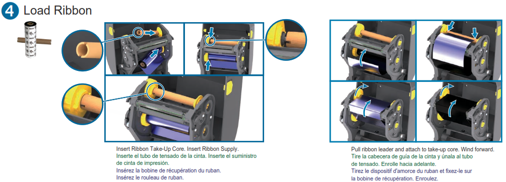 Guía de configuración rápida de ZD220/ZD230