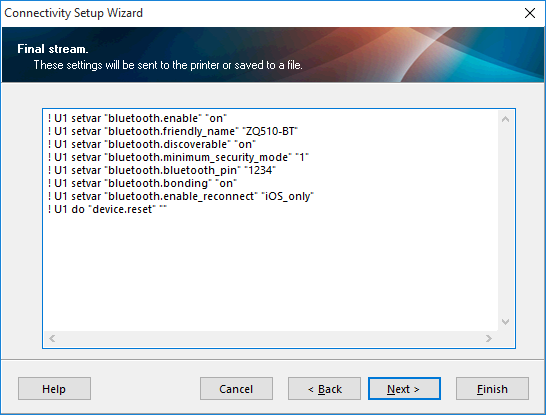 Zebra 프린터로 Windows 10 Bluetooth 설정