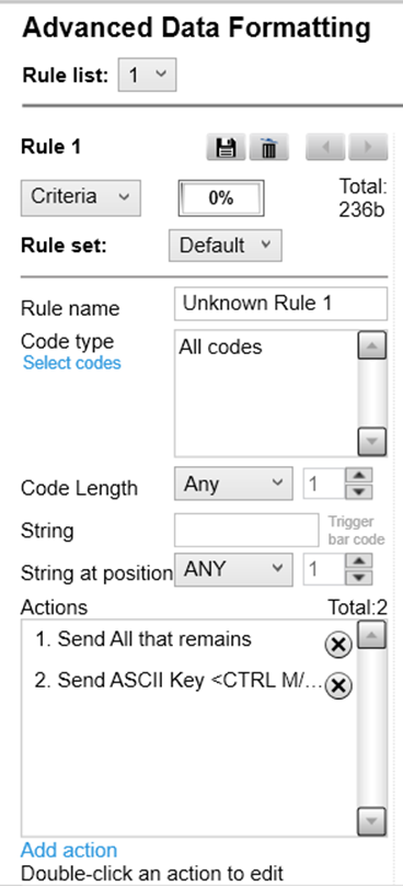 Data Showing CR and LF When Scan Add Enter Key from Product User Guide