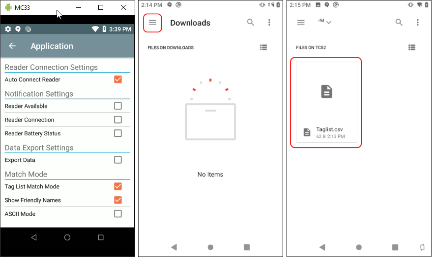 Enabling Tag List Mode on 123RFID Mobile