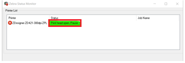 Installatie Zebra Status Monitor