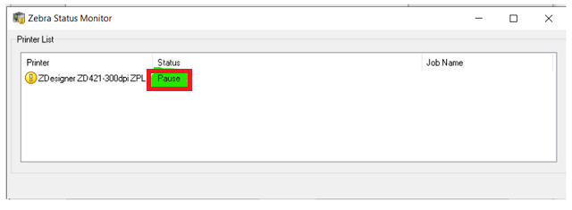 Zebra Status Monitor Installation