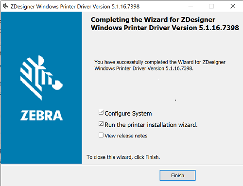 Install Zebra Printer Using Driver v5