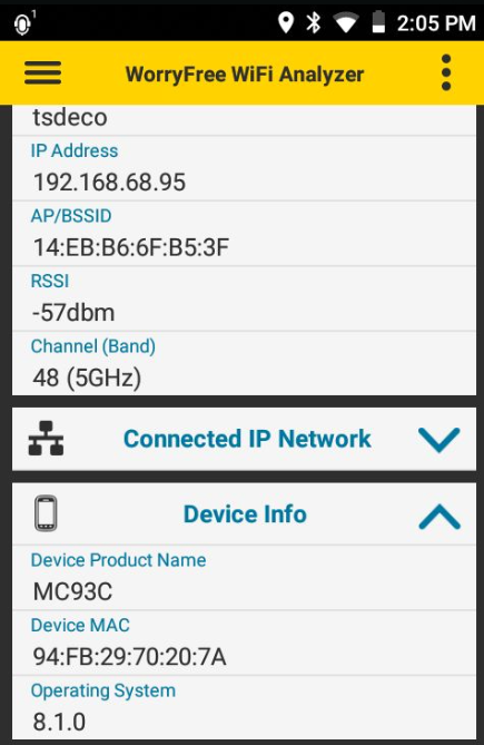 Encuentre la dirección MAC para computadora móvil (Android)