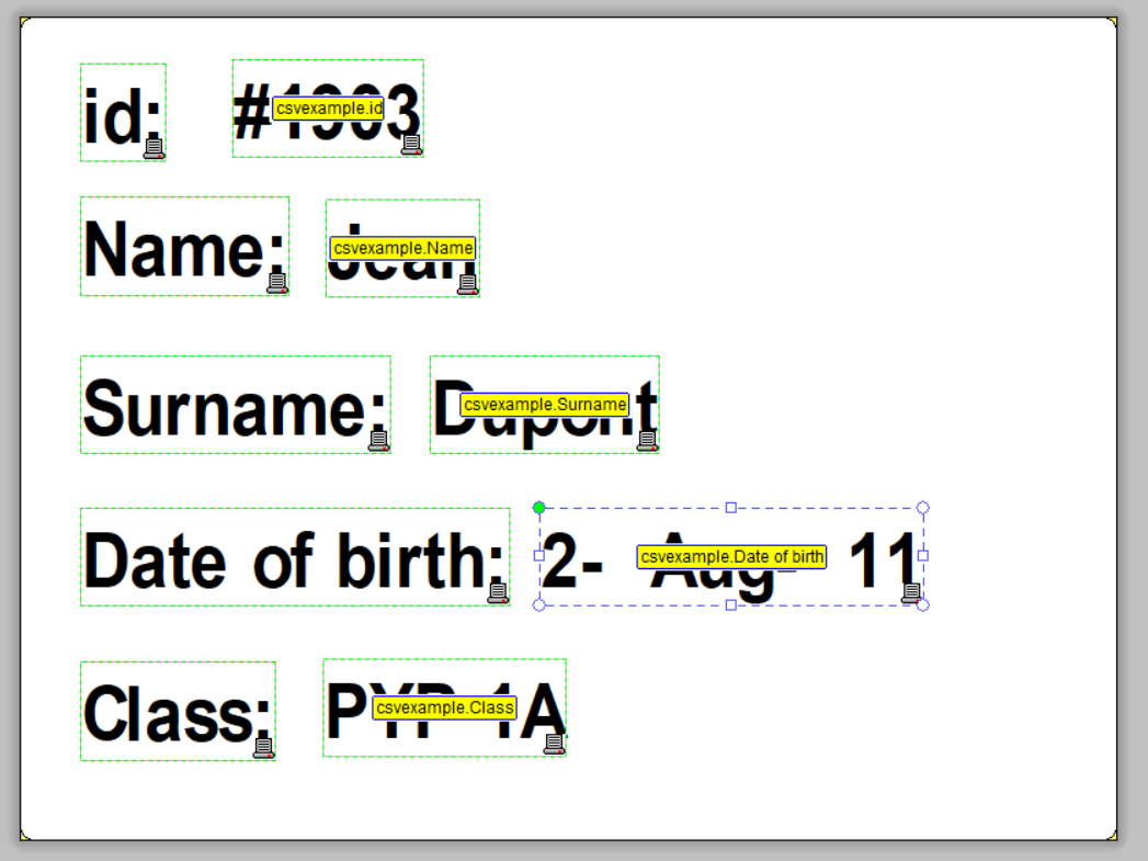 ZebraDesigner Pro v2에서 텍스트 파일 또는 CSV 파일을 데이터베이스로 사용