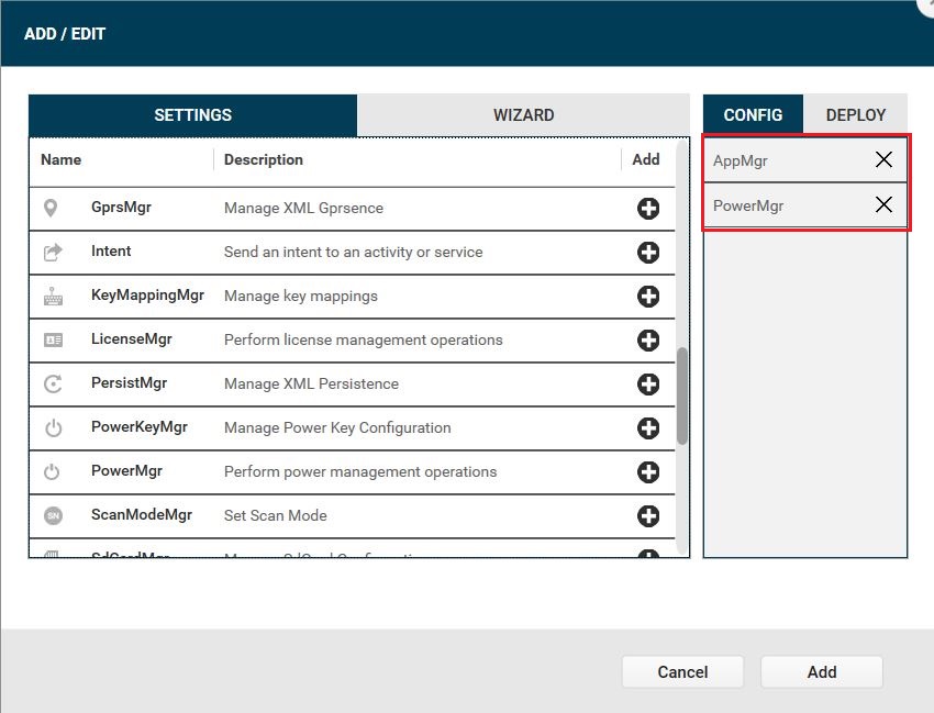 Désactiver le clavier Android (AOSP) à l'aide de l'outil StageNow