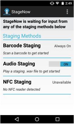 StageNow 도구를 사용하여 Android 키보드(AOSP) 비활성화