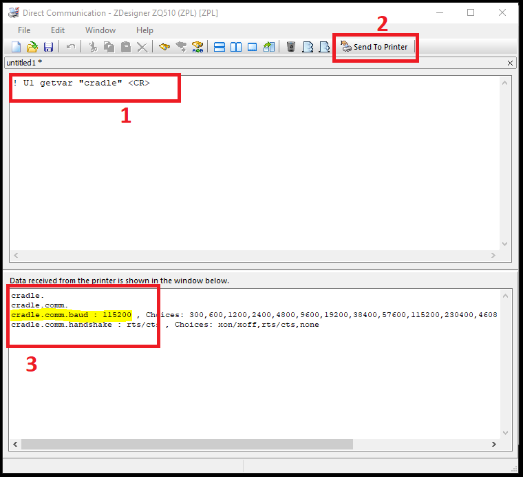 Setup ZQ5XX With Battery Eliminator Vehicle Cradle to Print from Windows OS