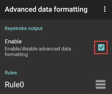 DataWedge: Configuring an ADF Rule to Send a Carriage Return After Each Scan