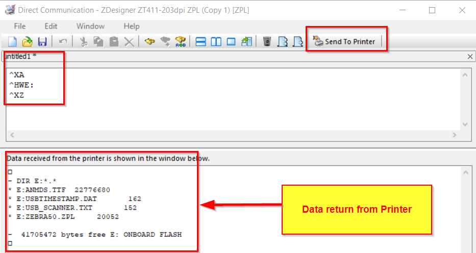 Delete Font From Printer Using ZPL Command