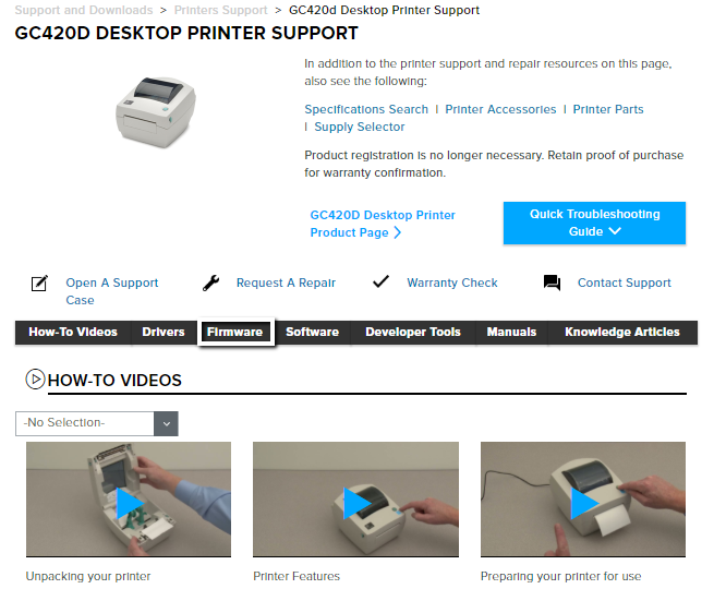 Firmware Downloading for the G-Series, LP/TLP2824 Plus And HC100 ...