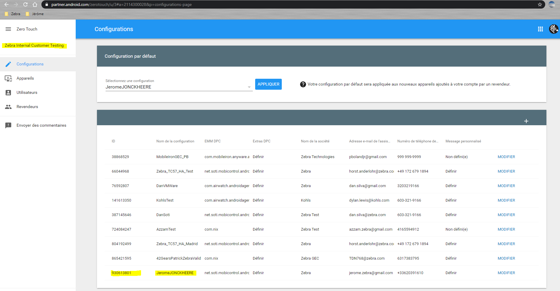 为zebra Technologies 设备启用 Android 零接触