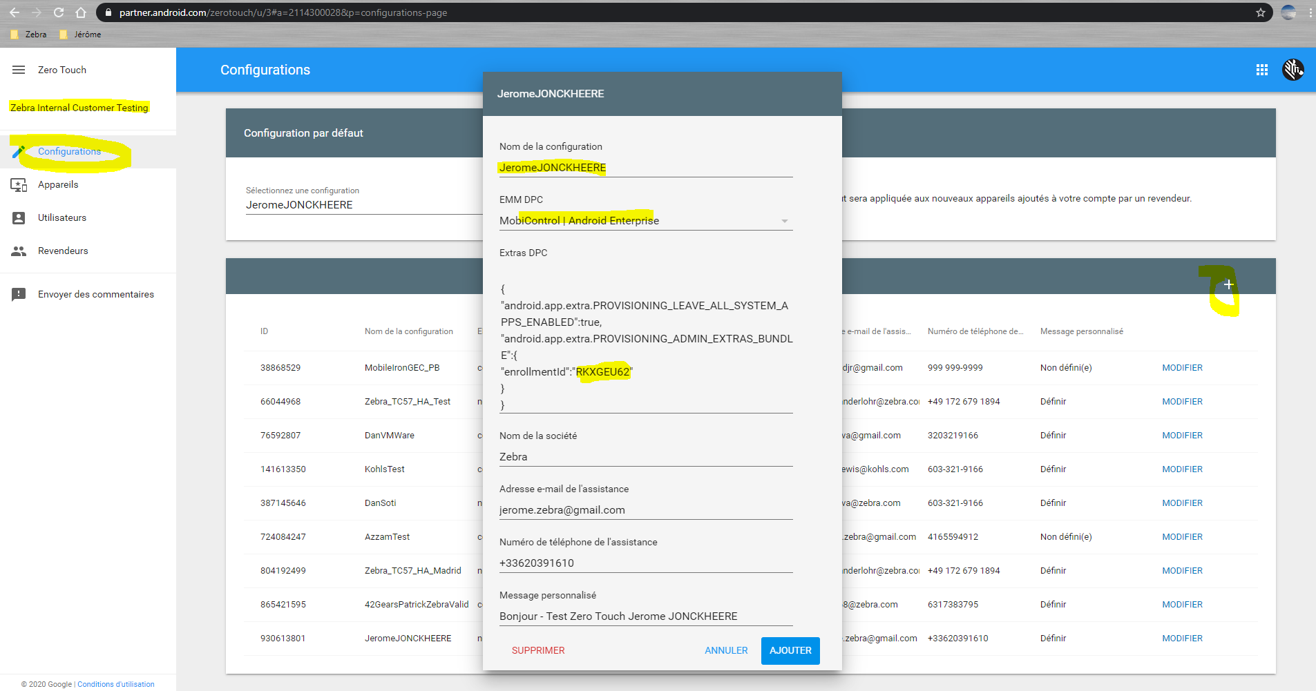 Enabling Android Zero Touch for Zebra Technologies Devices