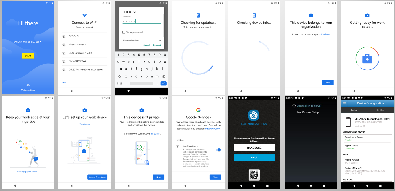 Habilitando o Android Zero Touch para dispositivos Zebra Technologies