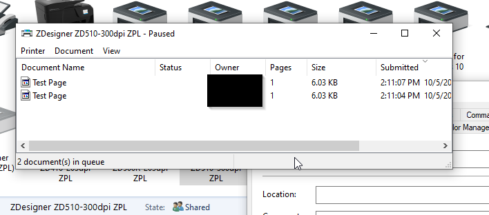 Capture d'un fichier spoule à partir de Windows