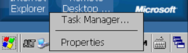Richiama Task Manager sul dispositivo CE