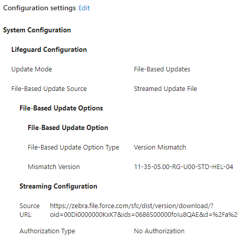 OEMConfig : diffusion en continu de la mise à niveau du OS