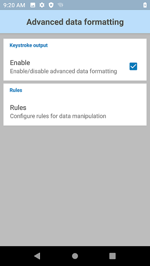 DataWedge for Android: Remove All Leading Zeros
