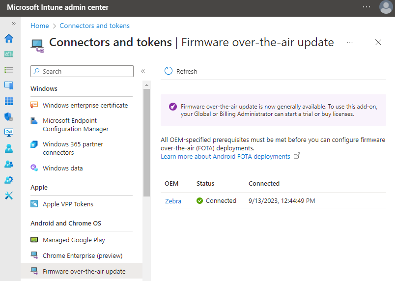 Migrating to Android 13 Using Microsoft Intune