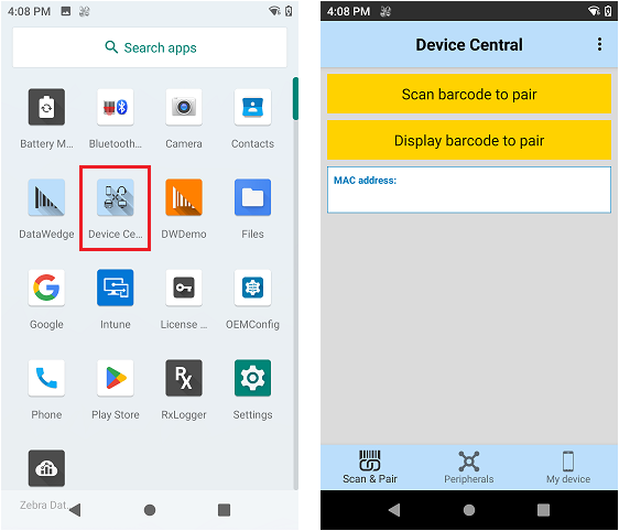 Deploy Device Central Using Microsoft Intune and Zebra OEMConfig