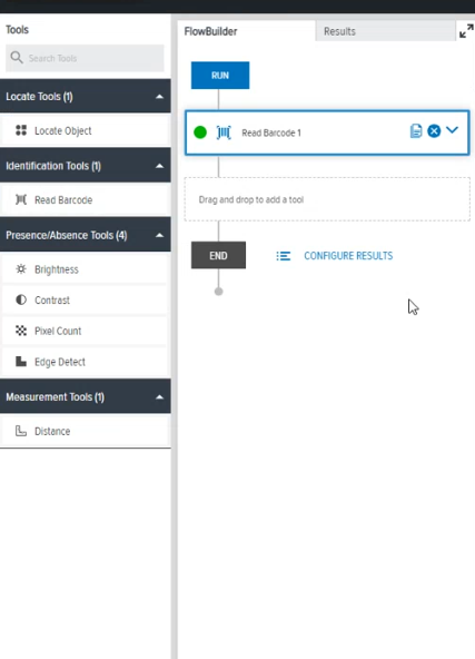 La sélection d'outils n'est pas disponible dans Zebra Aurora Focus